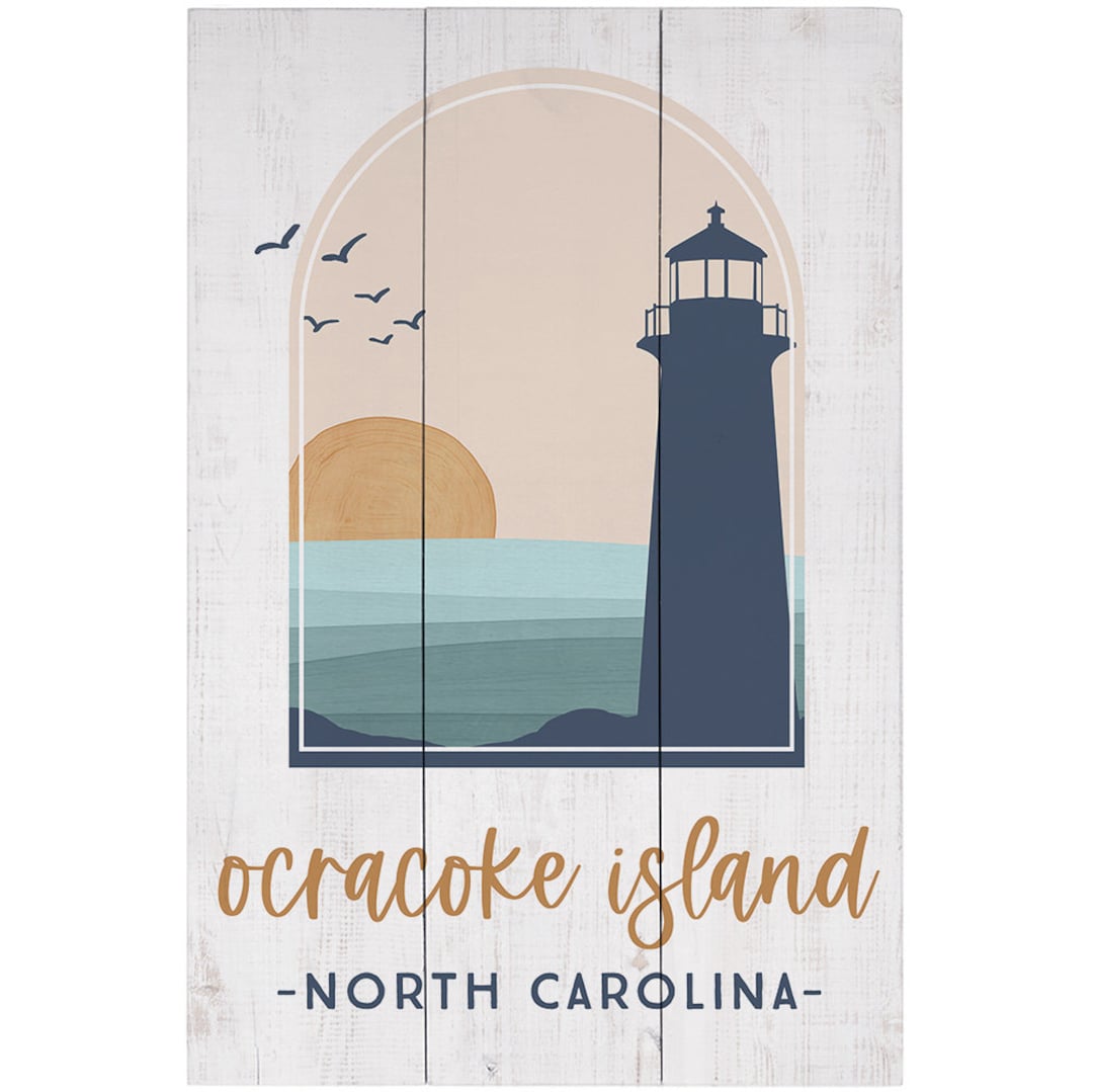 Custom Lighthouse Sign Rustic Farmhouse Wood Sign Personalized With ...