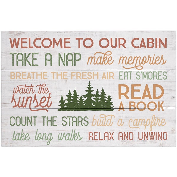 Cabin Rules - Etsy