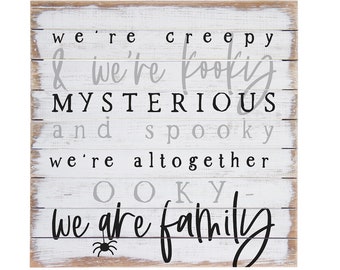 Addams Family Sign - Etsy
