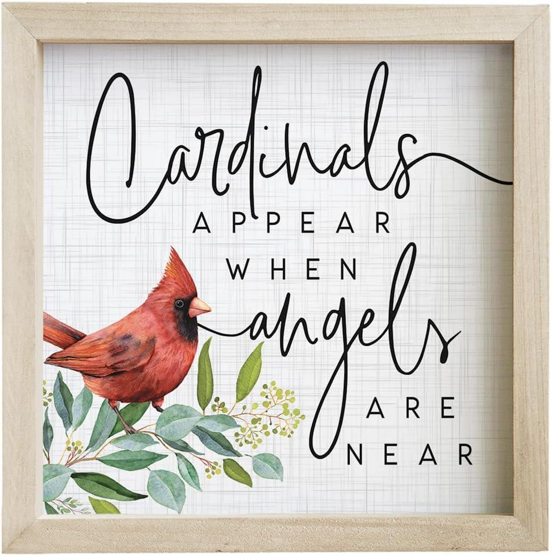 Cardinals Appear When Angels Are Near TWO SIZES Cardinal Sympathy ...
