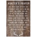 Hunter's Prayer Rustic Wood Sign Hunting Sign Hunt Hunter Gift ...