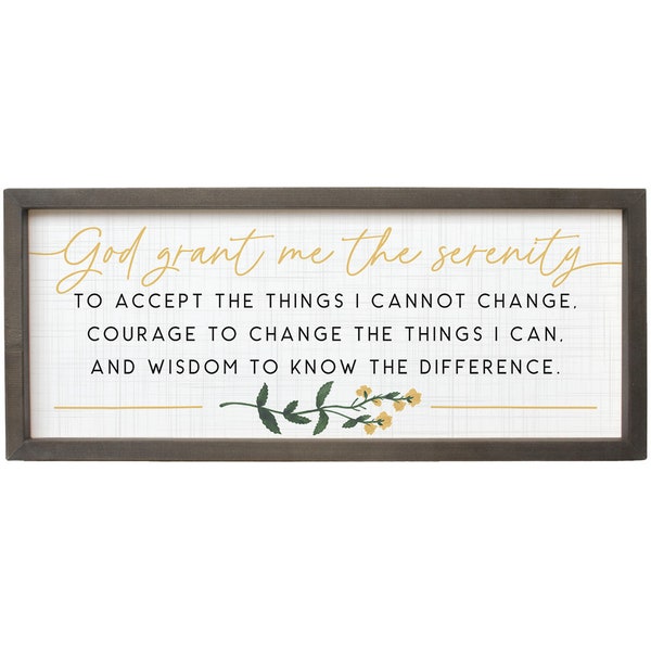 Serenity Sign - Etsy