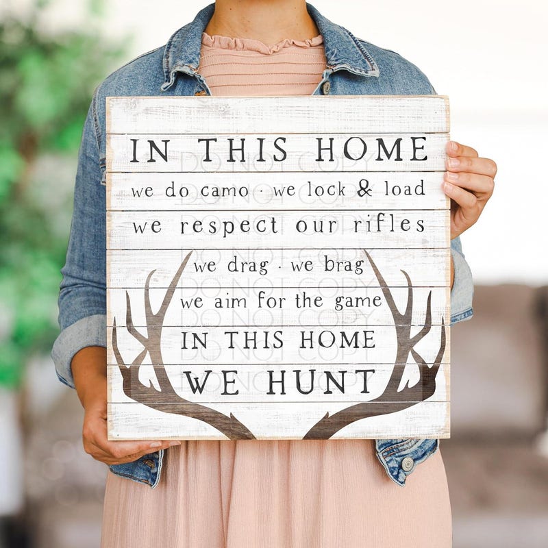Hunting Wall Decor - Etsy