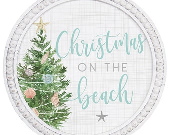 Beach Christmas Sign - Etsy