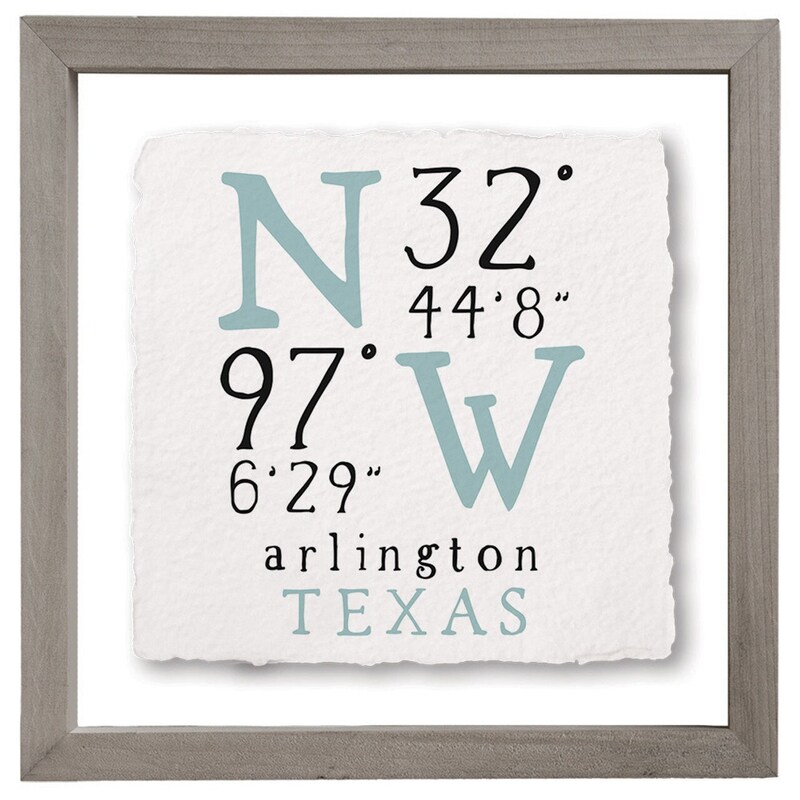 City Coordinates Sign - Etsy