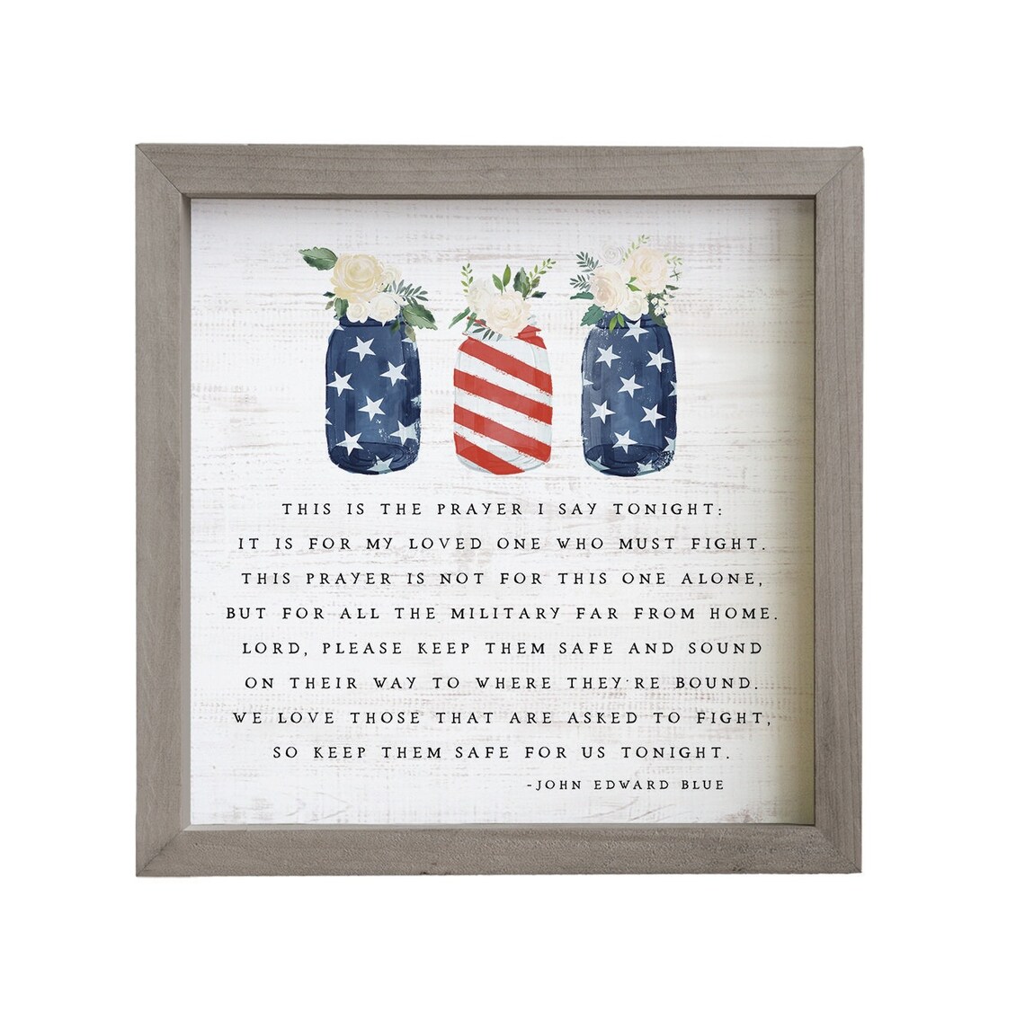 Soldier Sign Soldier's Prayer Sign 2 SIZES John - Etsy