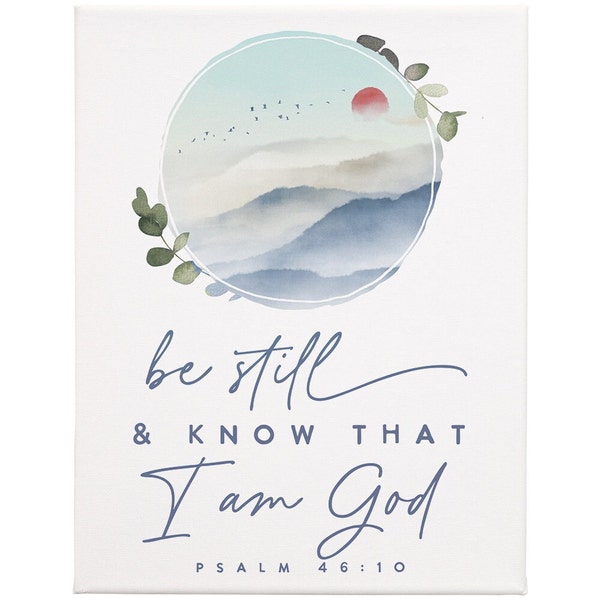 Mountain Scene Scripture Art - Etsy