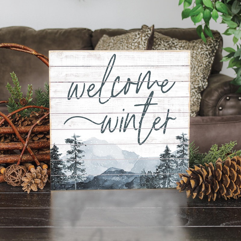 Winter Wood Sign - Etsy