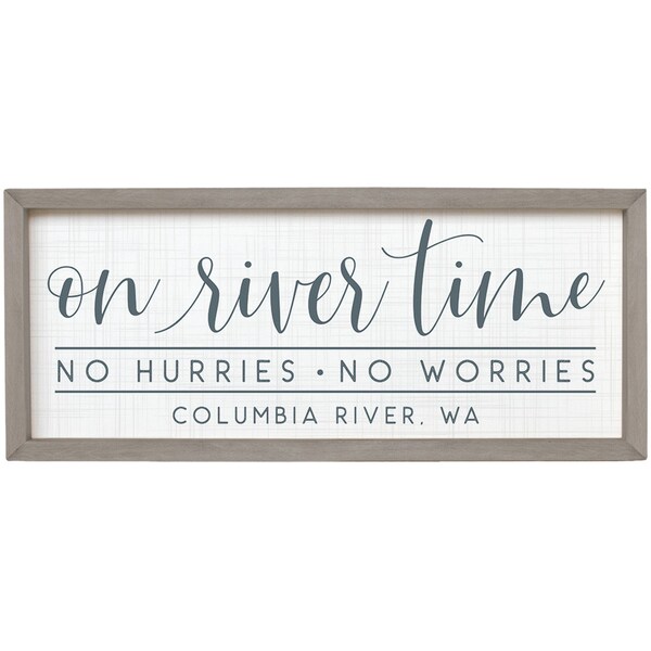 River Sign - Etsy