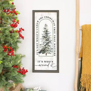 It's Not What's Under the Christmas Tree That Matters It's Who's Around ...