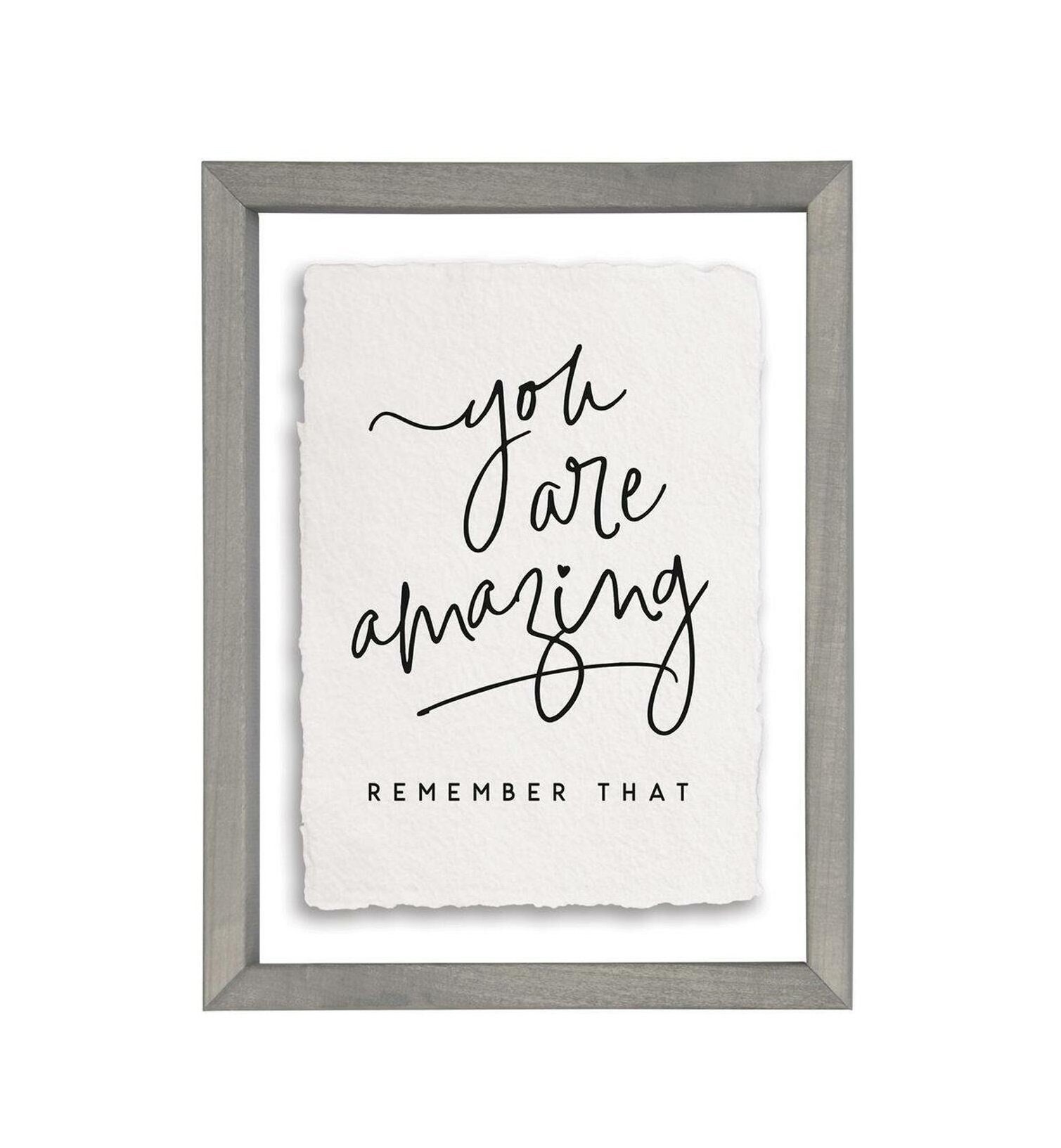 You Are Amazing Remember That Sign Floating Frame Wall Art - Etsy