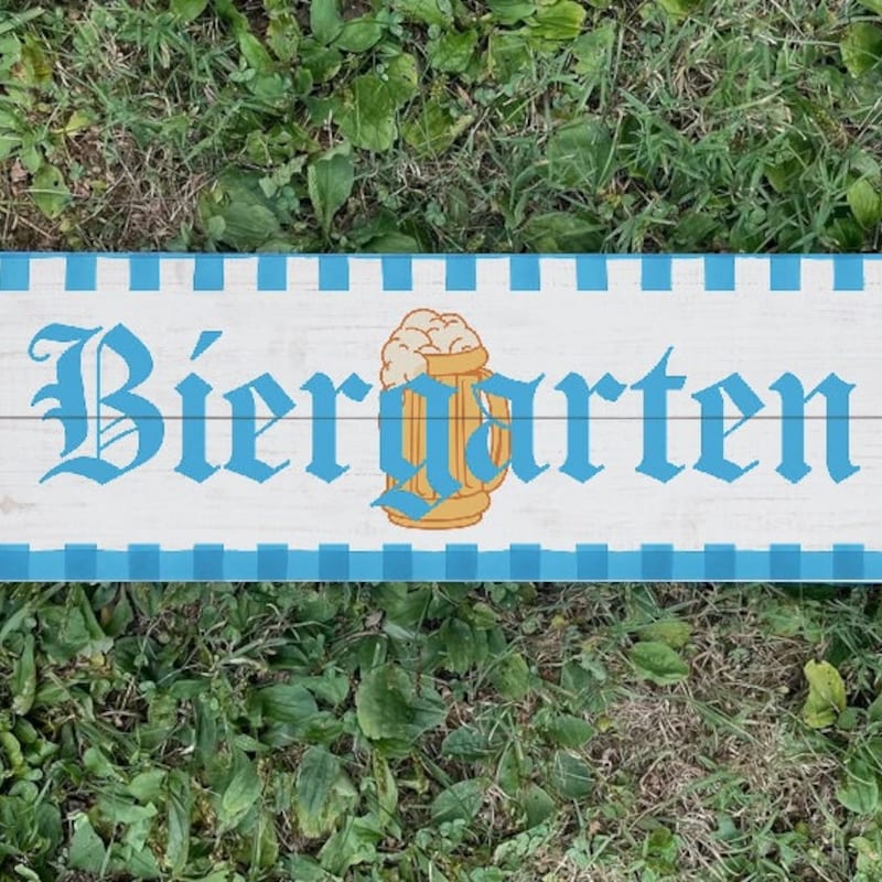 Biergarten Sign - Etsy