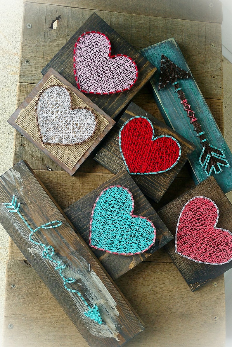 Heart Stringart - Etsy