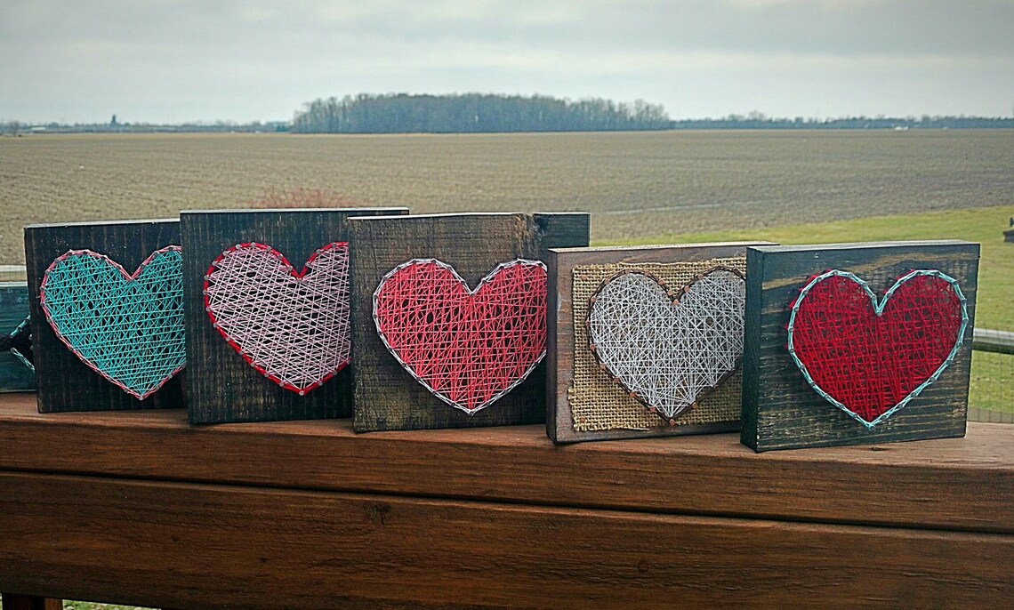 Heart Stringart - Etsy