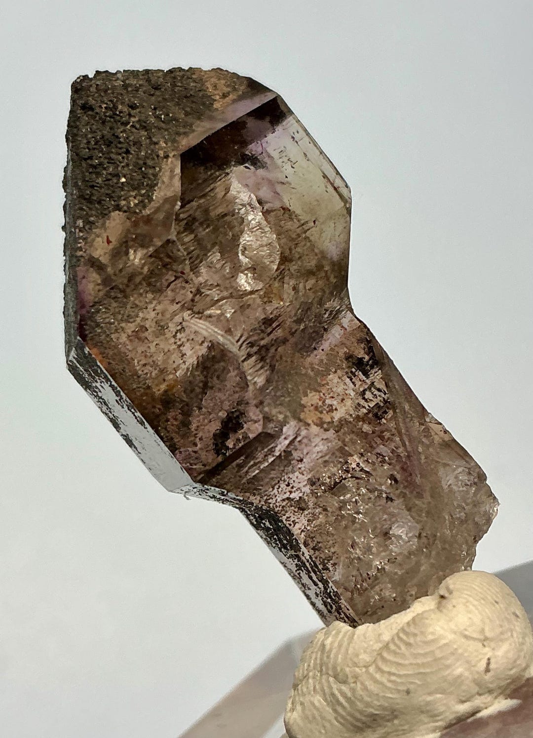 Chibuku Amethyst Scepter Point With Natural Matrix , 9.8g Raw Crystal ...