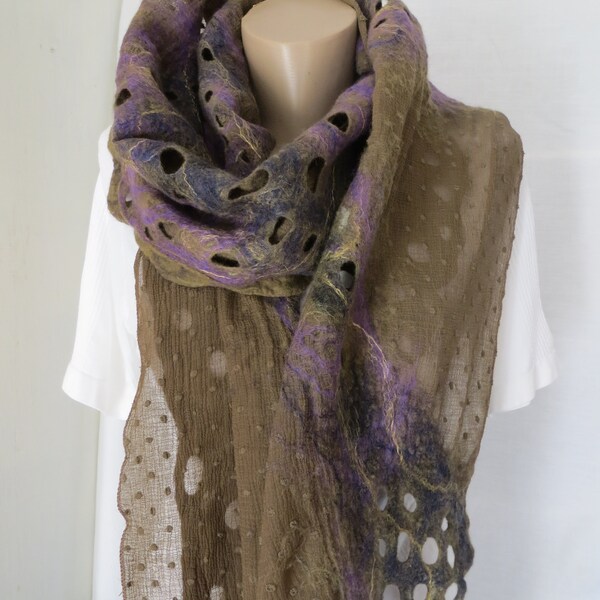 Felted Scarf - Etsy