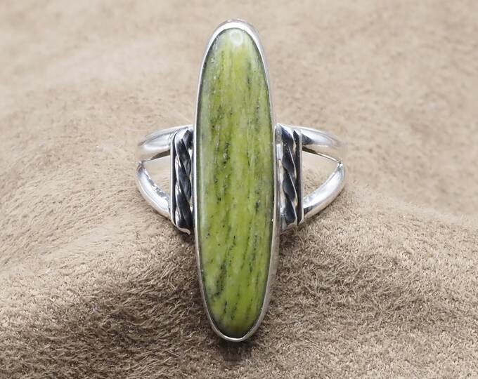 2516, Ladies Serpentine Ring, Sterling Silver Ring, Handmade Ring ...
