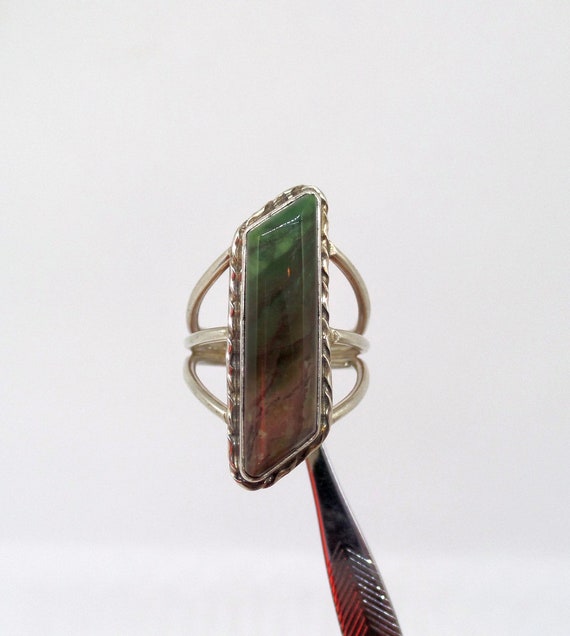 Mexican Jasper Ring Ladies Jasper Ring Sterling Silver - Etsy