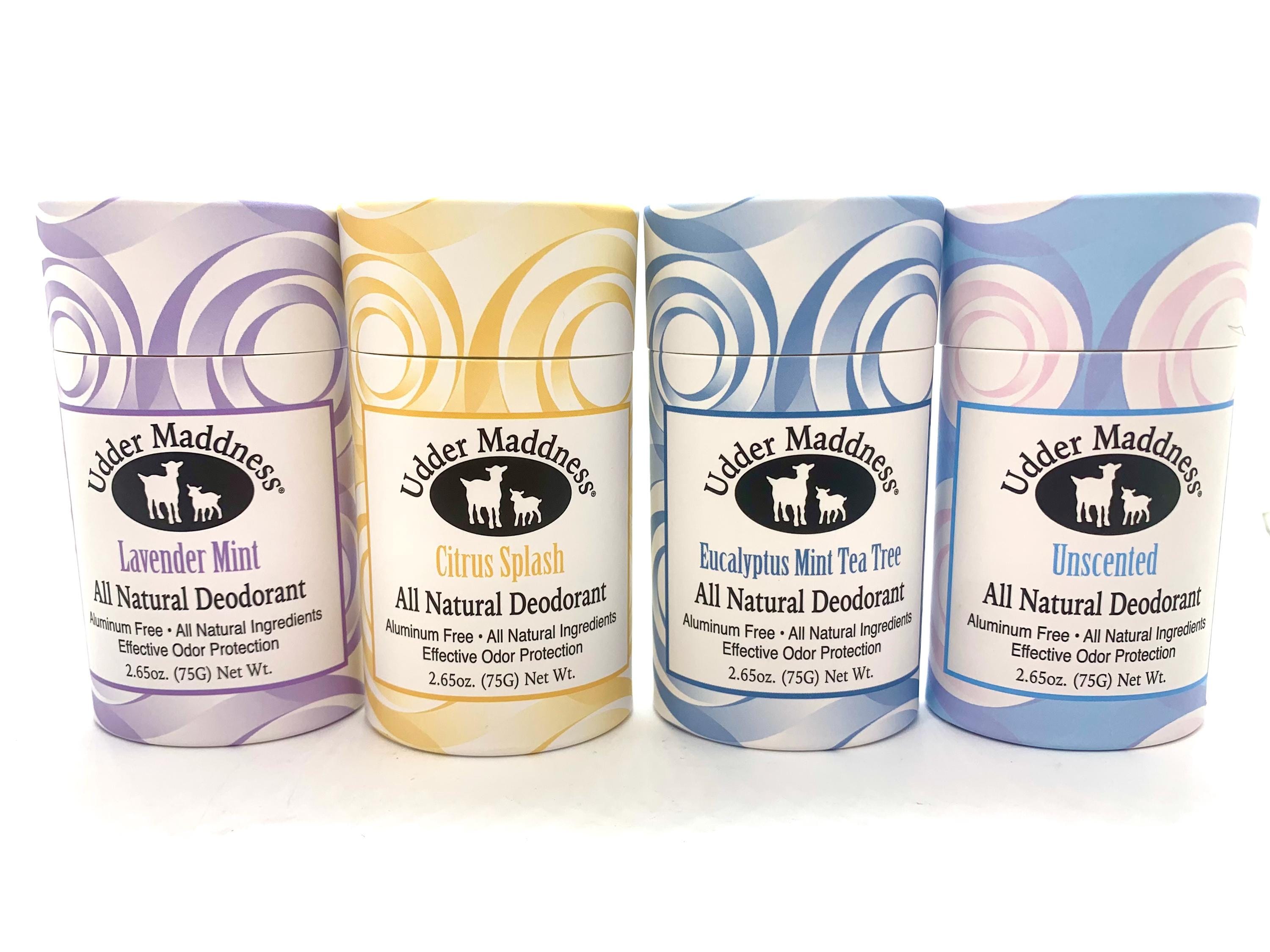 Lavender Mint Deodorant All Natural Goat Milk No Aluminum Men & Women ...