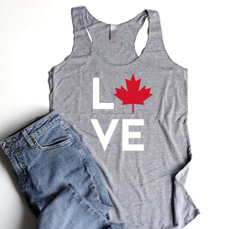 Leaf Graphic Tank Tops - Etsy