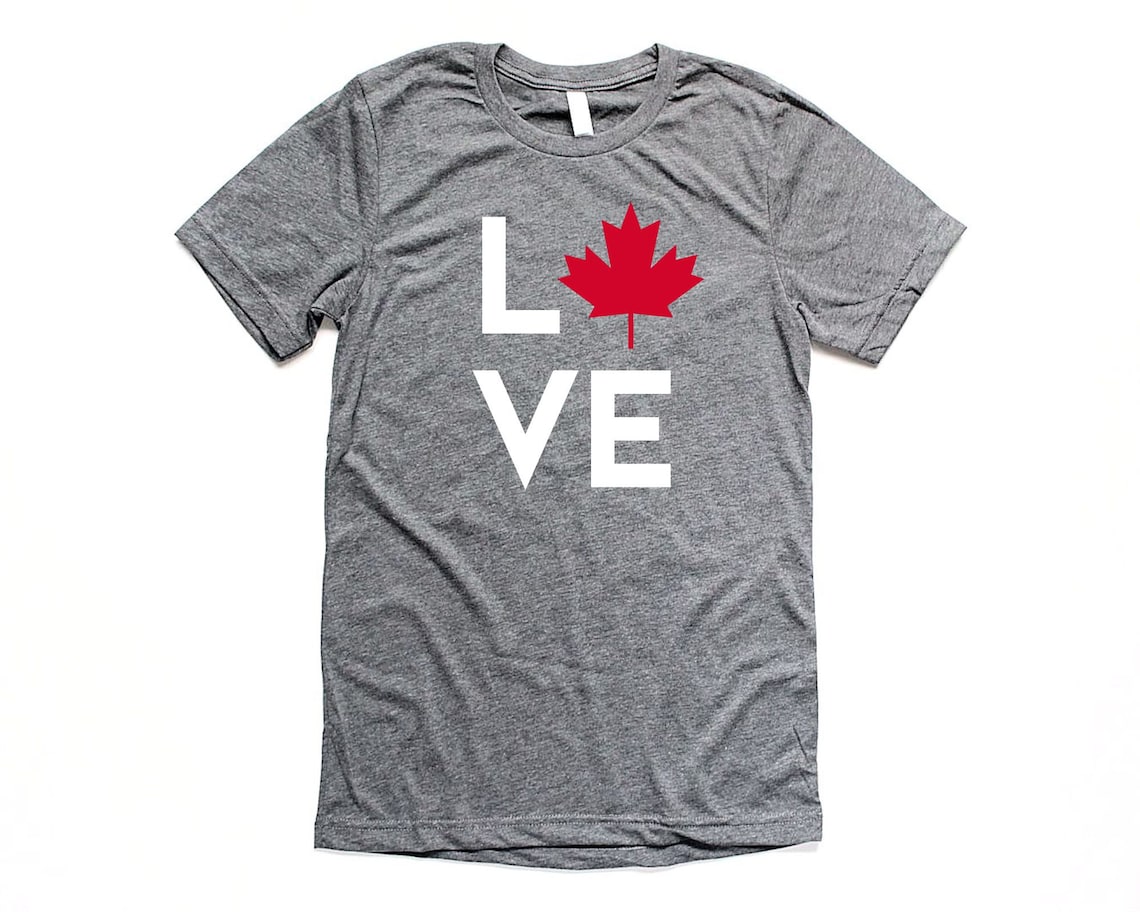Canada Shirt Unisex Canadian Maple Leaf Shirt Canadian Flag Shirt Women ...