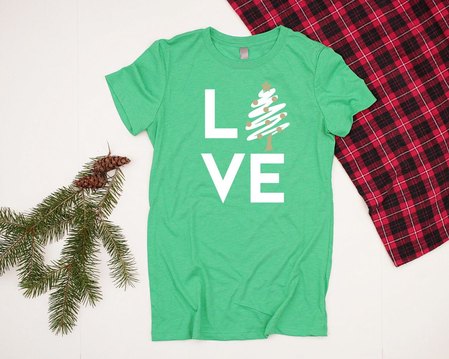 Christmas Shirts Junior Fitted Christmas Tree Shirts Christmas Party ...