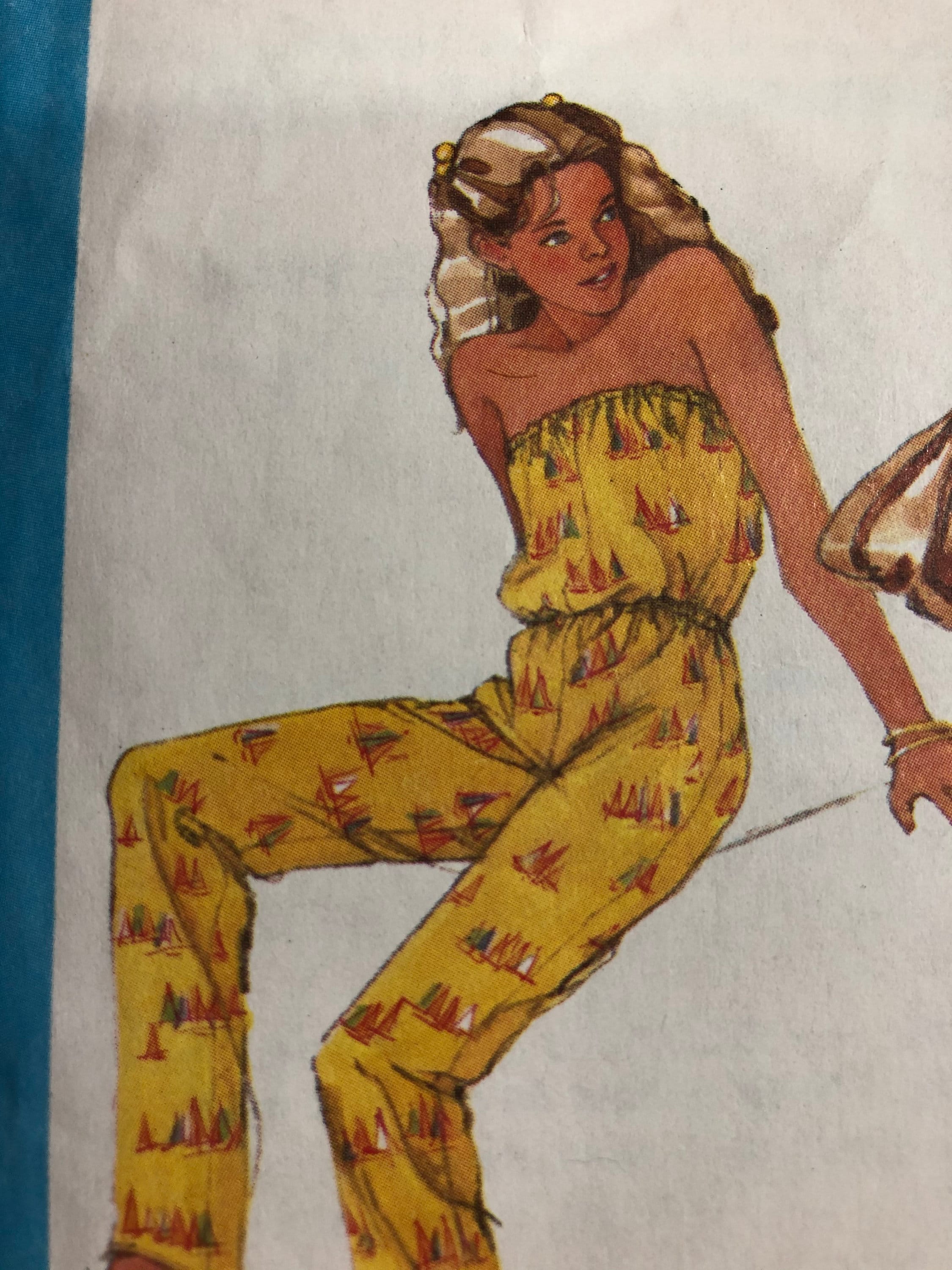 Simplicity Vintage Sewing Pattern 9435 Girl's Jumpsuit - Etsy UK