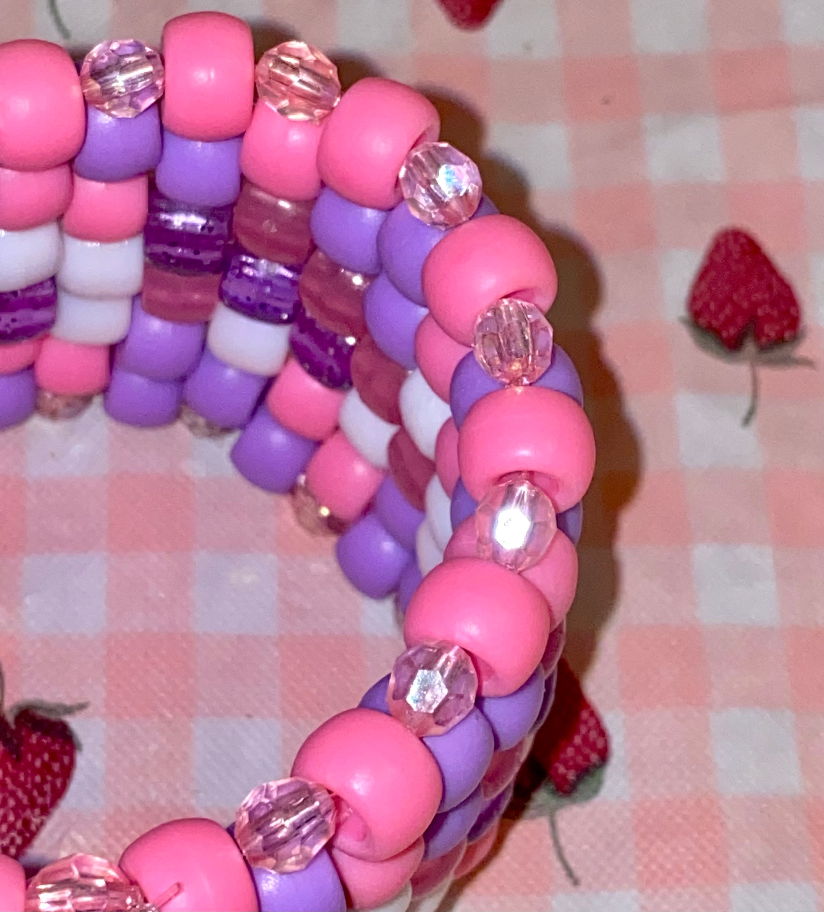 Squishmallow patty the Cow Glow-in-the-dark Kandi Cuff Bracelet - Etsy