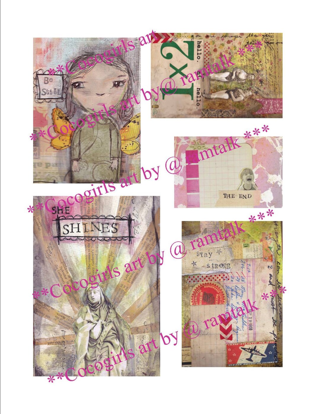 Mixed Media Art Journal / Planner Favorites Printables - Etsy