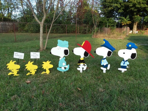 Snoopy Salute/Support To Our Heroes | Etsy