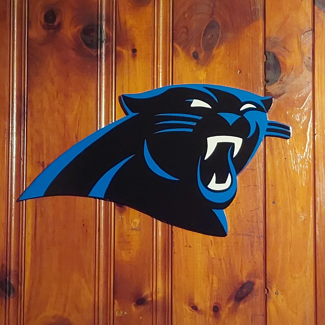 Carolina Panther Logo Wall Mount Sign (interior Only) - Etsy