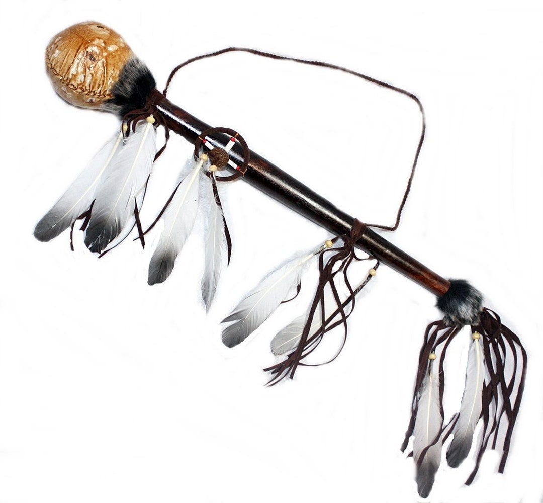 Ndian Medicine RATTLE 57 Cm. Dance Dance Ritual Marakas Wood - Etsy