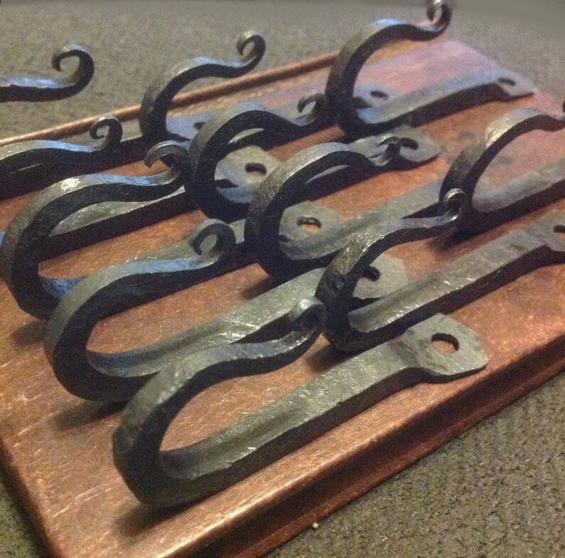 Hand Forged Wall Hooks - Etsy