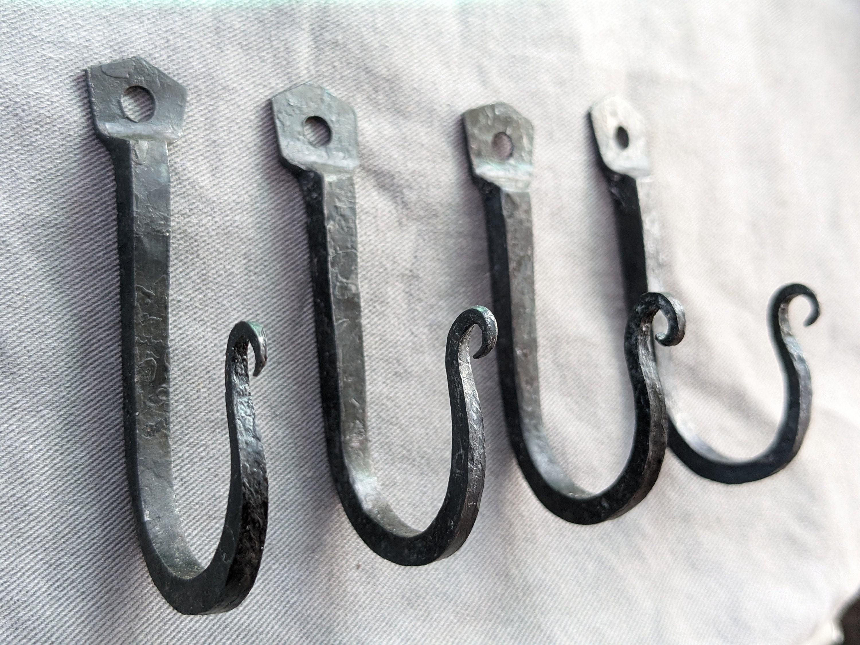 Hand Forged Wall Hooks - Etsy