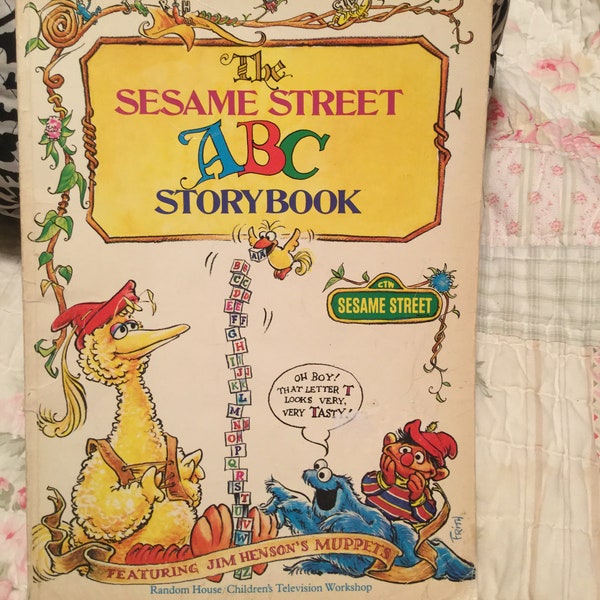 Sesame Street Abc Storybook - Etsy
