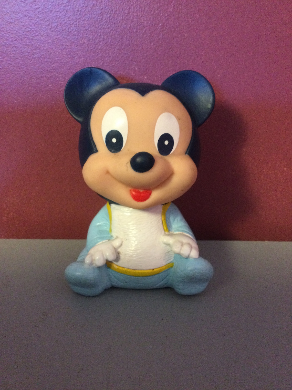 Vintage Baby Mickey Mouse Baby Squeak Toy - Etsy