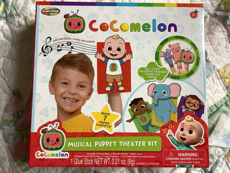 Cocomelon Musical Puppet Theatre Kit - Etsy