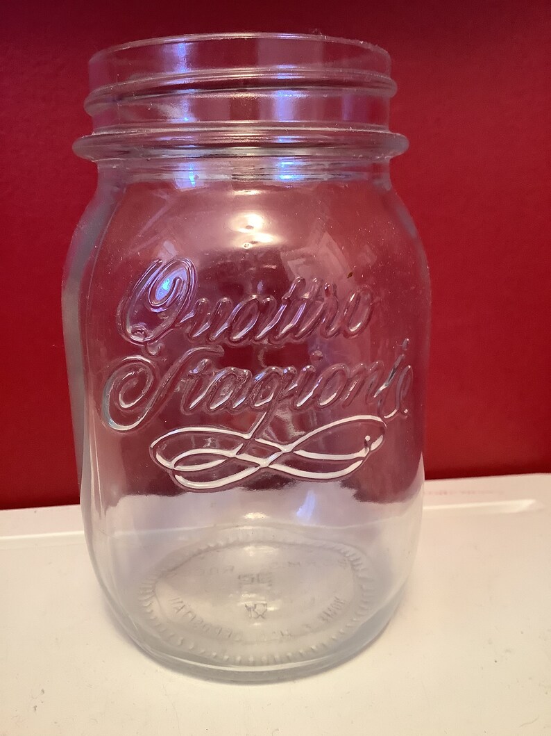 Vintage Bormioli Rocco Italian Glass Jar - Etsy