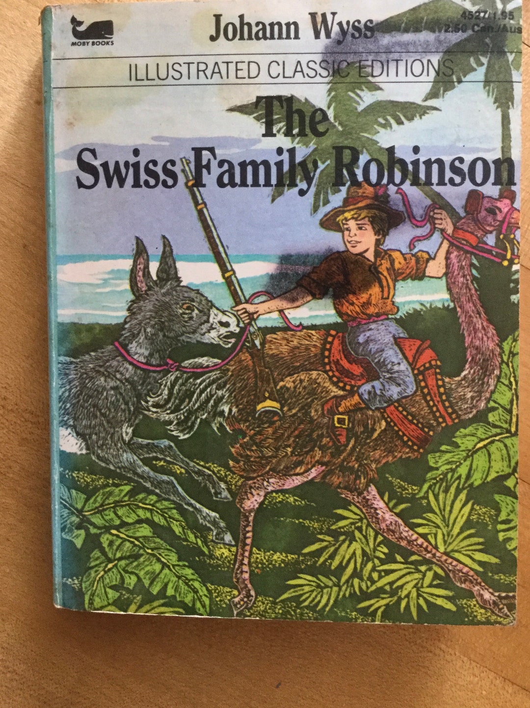 1987 Swiss Family Robinson Illustrated Classics Vintage Childrens Book ...