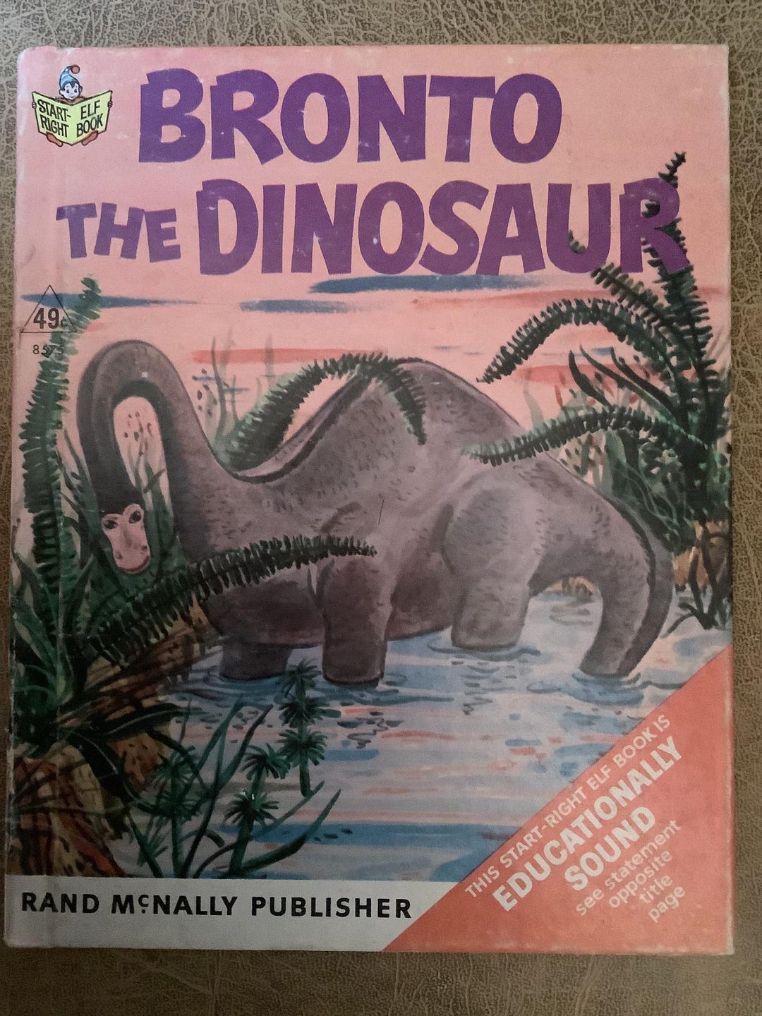 Bronto the Dinosaur Vintage 1967 Children’s Book by Dorothy Thompson ...