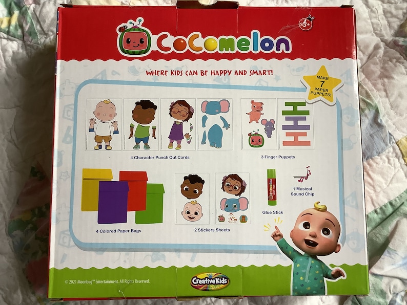 Cocomelon Musical Puppet Theatre Kit - Etsy