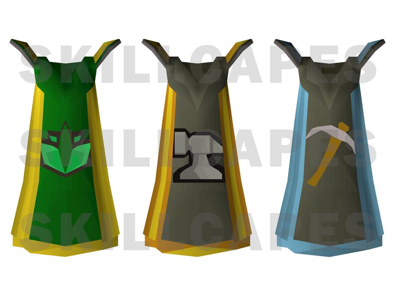 OSRS Skillcape Pngs - 23 High Resolution Runescape Graphics - Great for ...