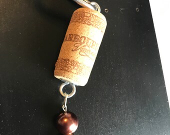 Wine Cork Key Ring - Etsy