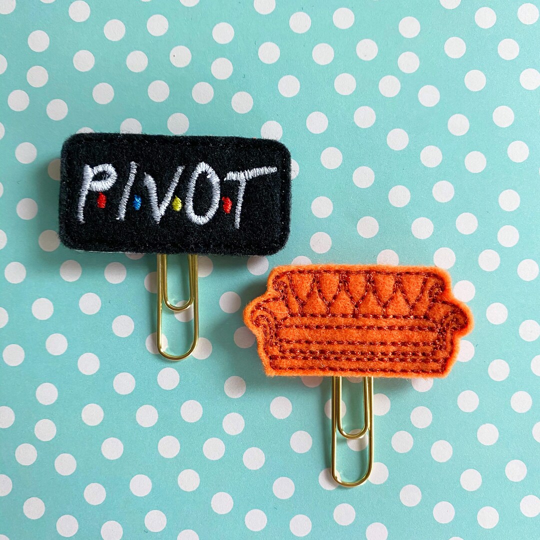 Planner Clip, Pivot and Couch, Friends Couch, Pivot, Friends Inspired ...