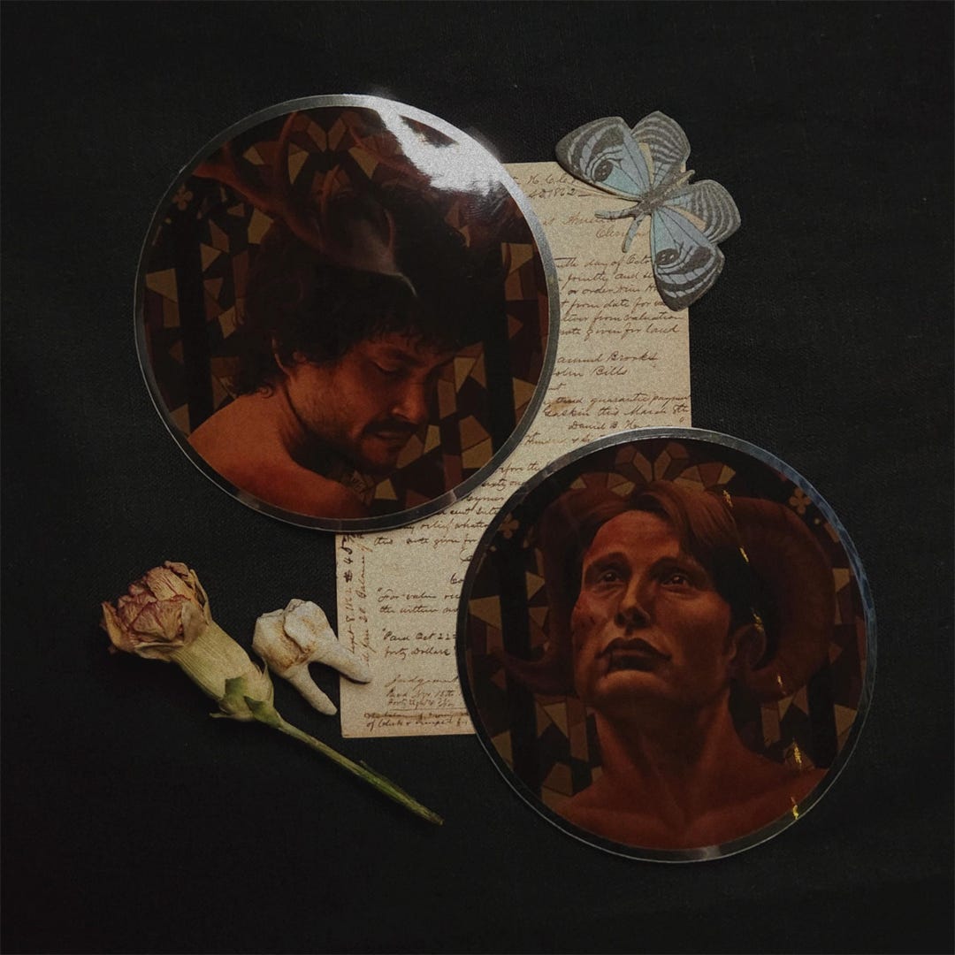 The Buck and the Ram Stickers - Etsy