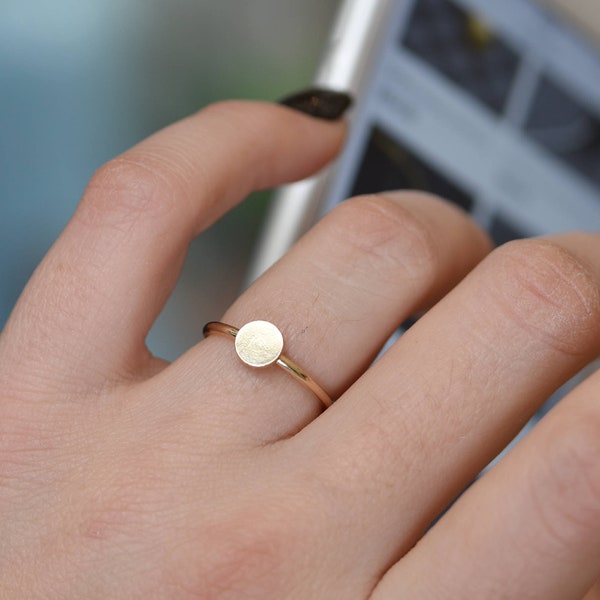 Disc Ring - Etsy