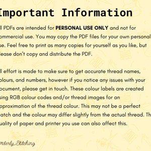 PDF Printable Coloured Thread Inventory Sheets for Cross Stitch ...