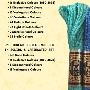 Color Wide Bobbin Stickers or Labels for Cross Stitch, Embroidery, or ...