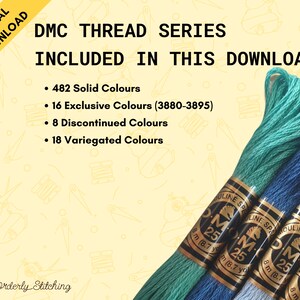 PDF Printable Coloured Small Thread Tags 40x40mm for Cross Stitch ...