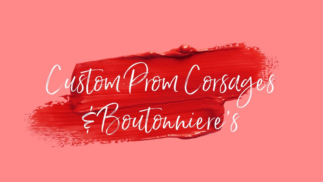 Custom Corsage and Boutonniere Set With Silk Floral One of a Kind Prom ...